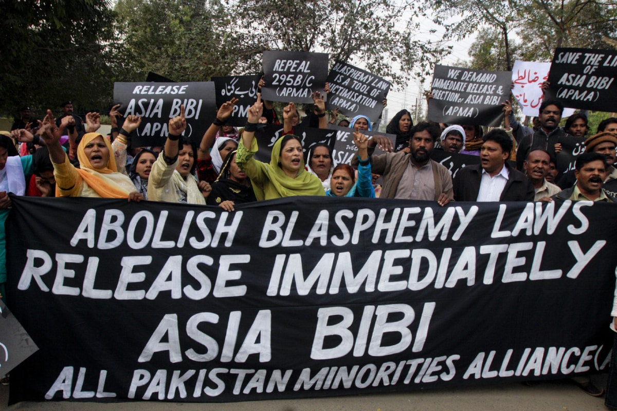 Pakistan & Iran's Blasphemy laws among the worst in the World